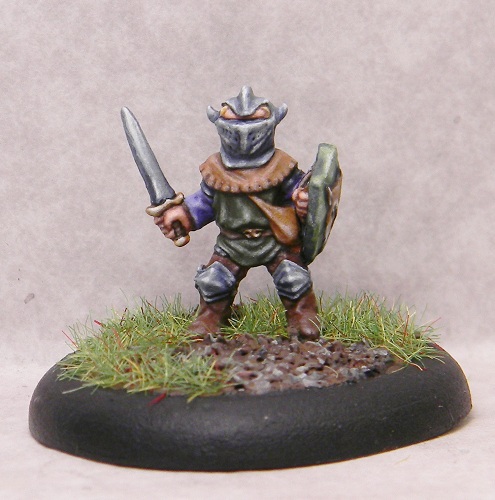 Gnome Knight with Sword and Shield